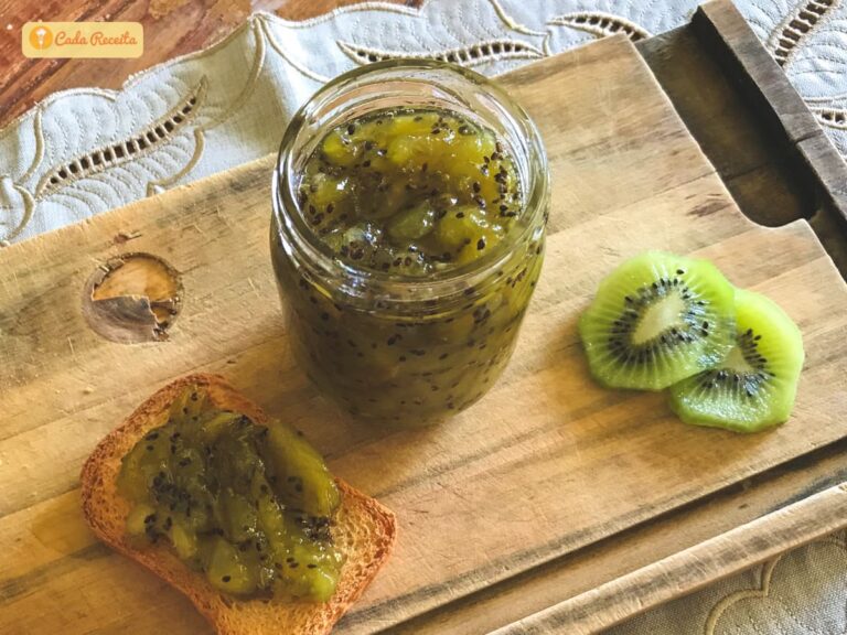 Geleia de kiwi linda e muito gostosa - Cada Receita