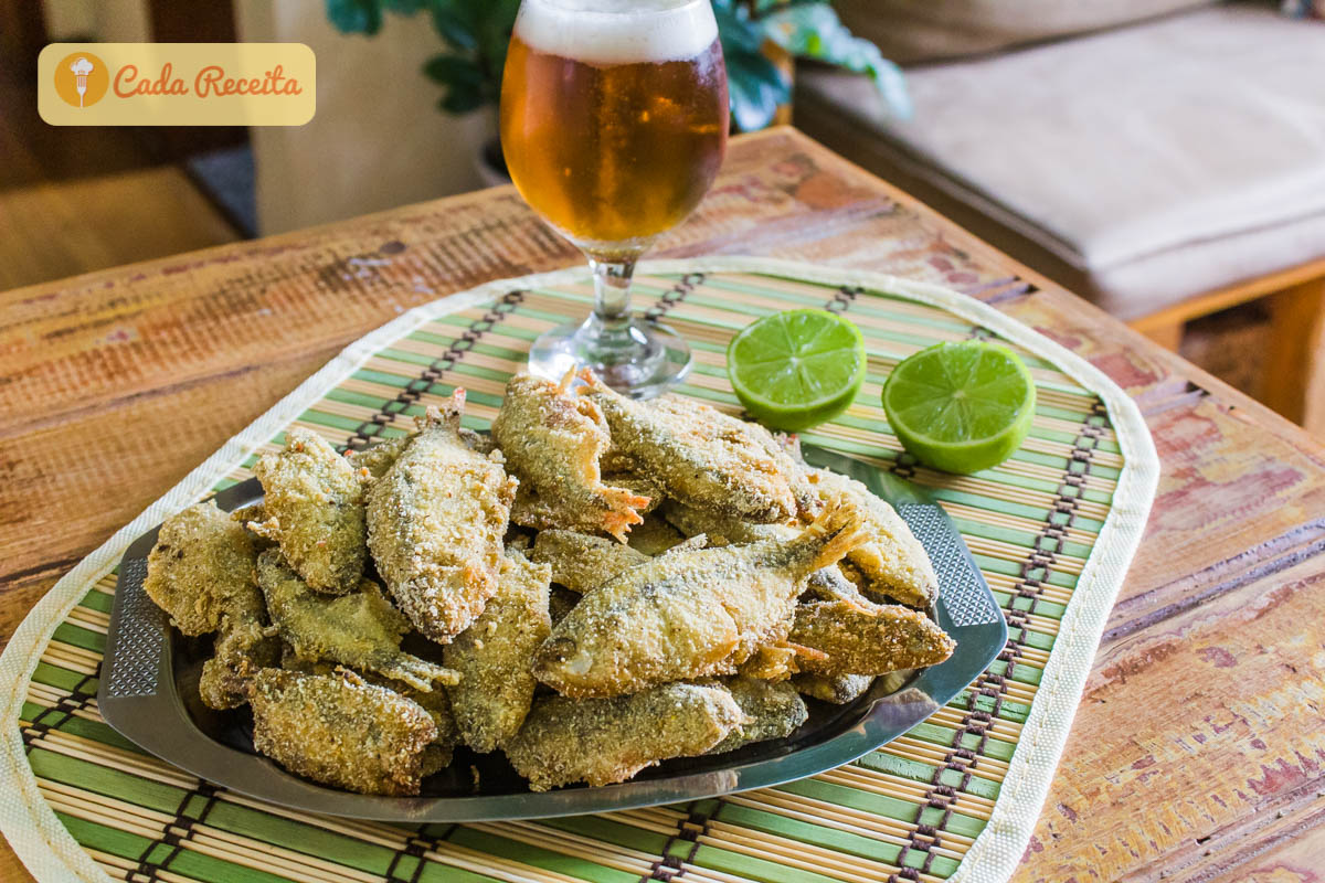 Lambari frito sequinho e crocante - Cada Receita